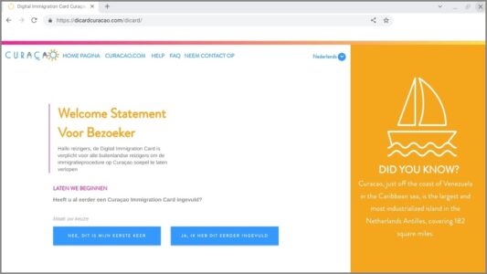 Solicitação do DI Card Curaçao - como, o que, onde, todas as explicações